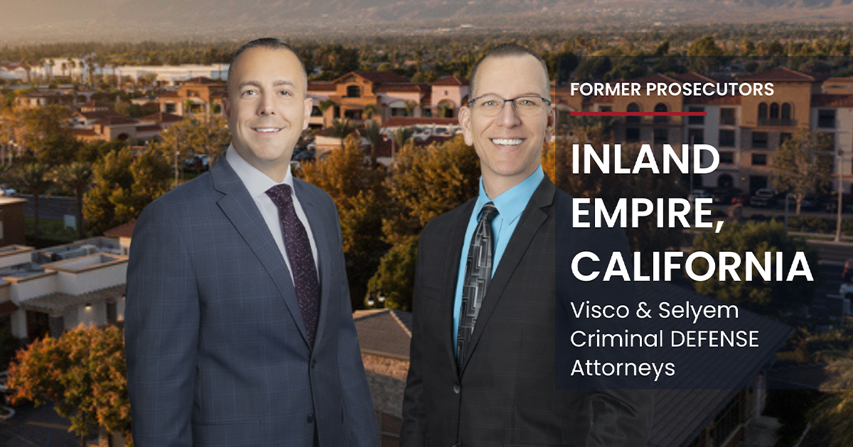 Violent Crimes Defense Lawyer serving Inland Empire